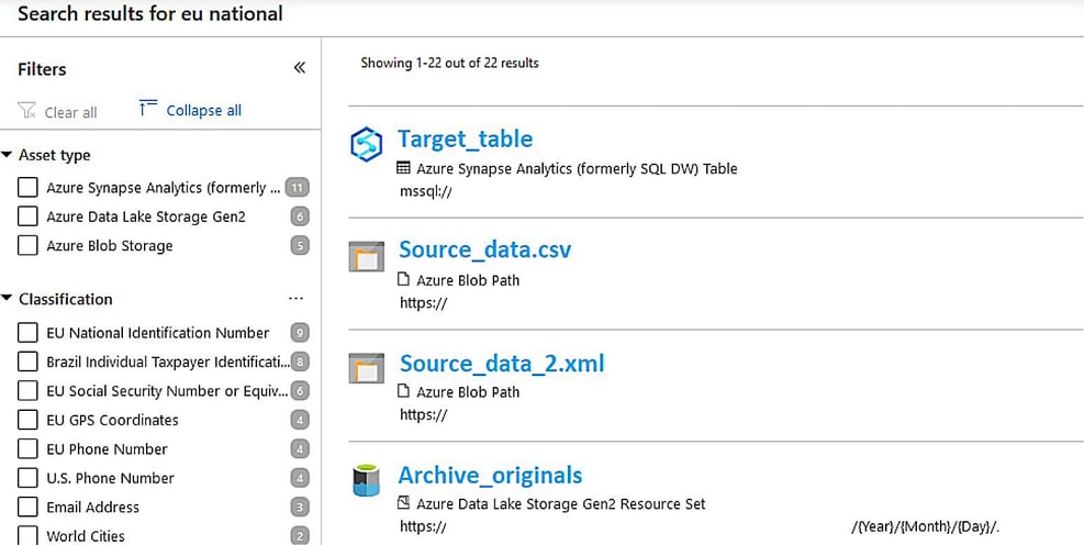 Azure Data Catalog Gen 2 / Purview - Norrin